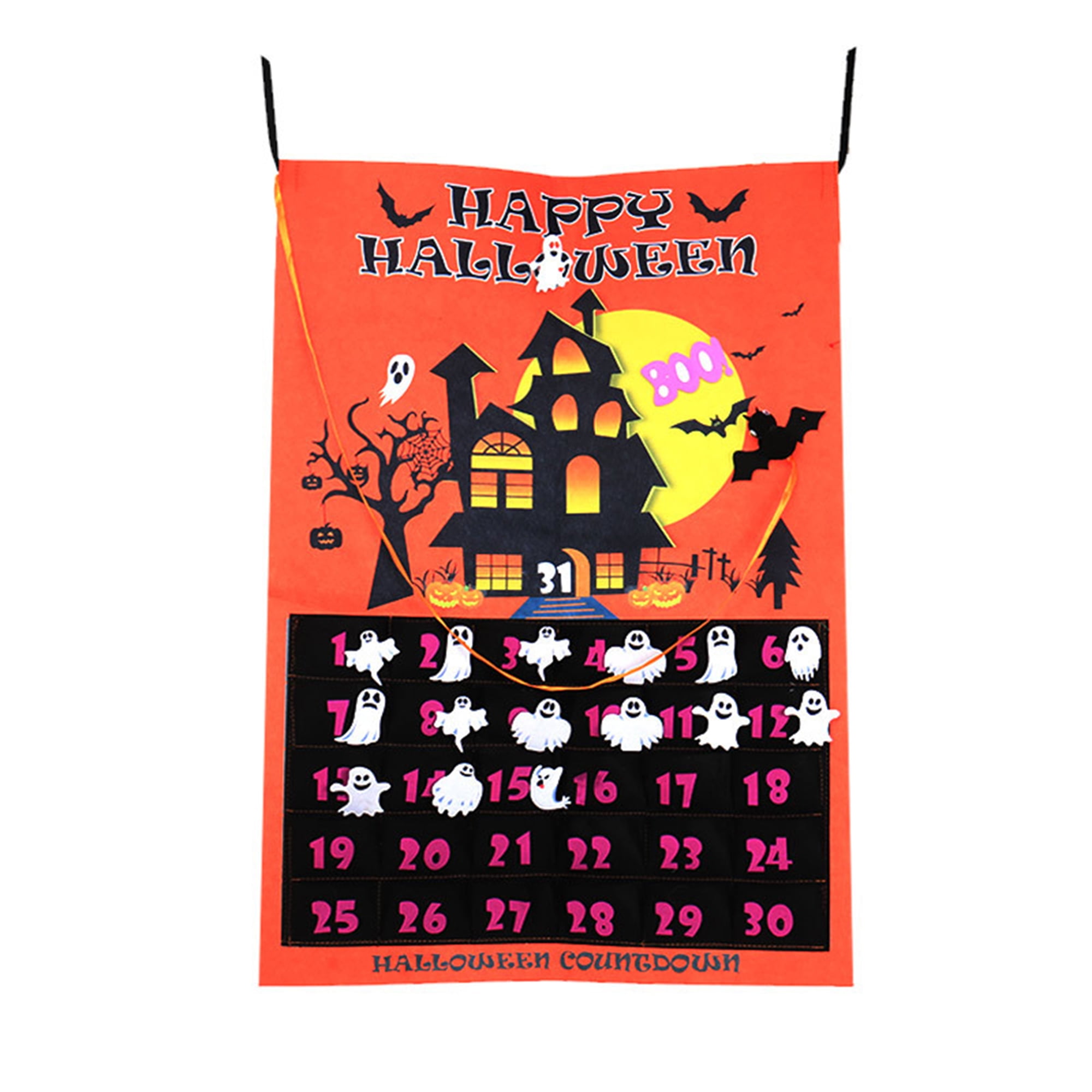 Click here for Thefound Halloween Felt Advent Calendar Hanging De... prices