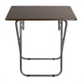Home Basics Jumbo Multi-Purpose Foldable Table, Cherry - Walmart.com