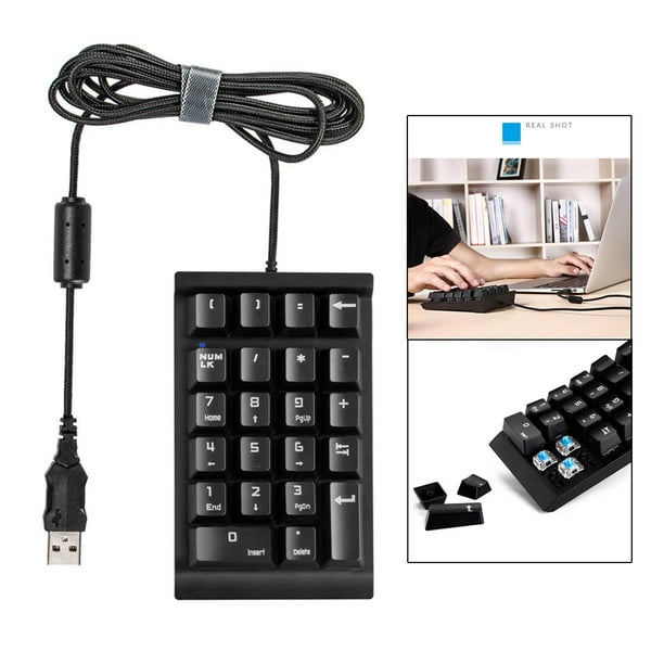 de 22 teclas Extensiones de numérico de 22 teclas Tablet Notebook USB ...