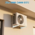 ‌Heavy Duty Mini Split AC Wall Bracket for 9000-24000 BTU Units - 550 ...