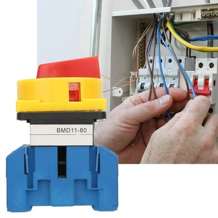 Manual Reset Switch, Circuit Breaker, Flame Retardant Plastic 3 Poles ...