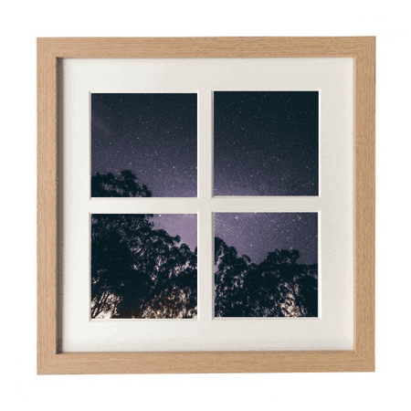 Trees Stars Milky Way Night Sky Frame Wall Tabletop Display 4 Openings ...