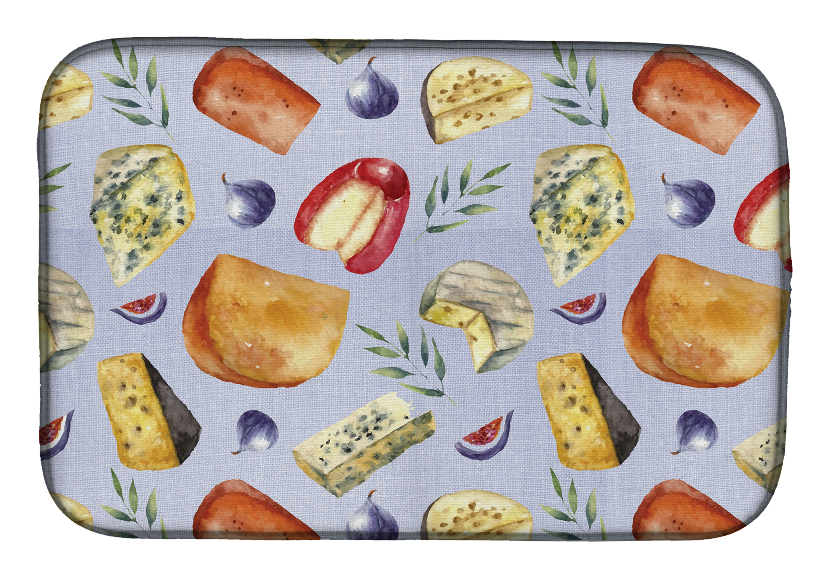 Assortment of Cheeses Dish Drying Mat - Walmart.com - Walmart.com