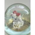 Snowglobe Mug Adorable Beige Ceramic Cup with Crystal Snow Globe and ...