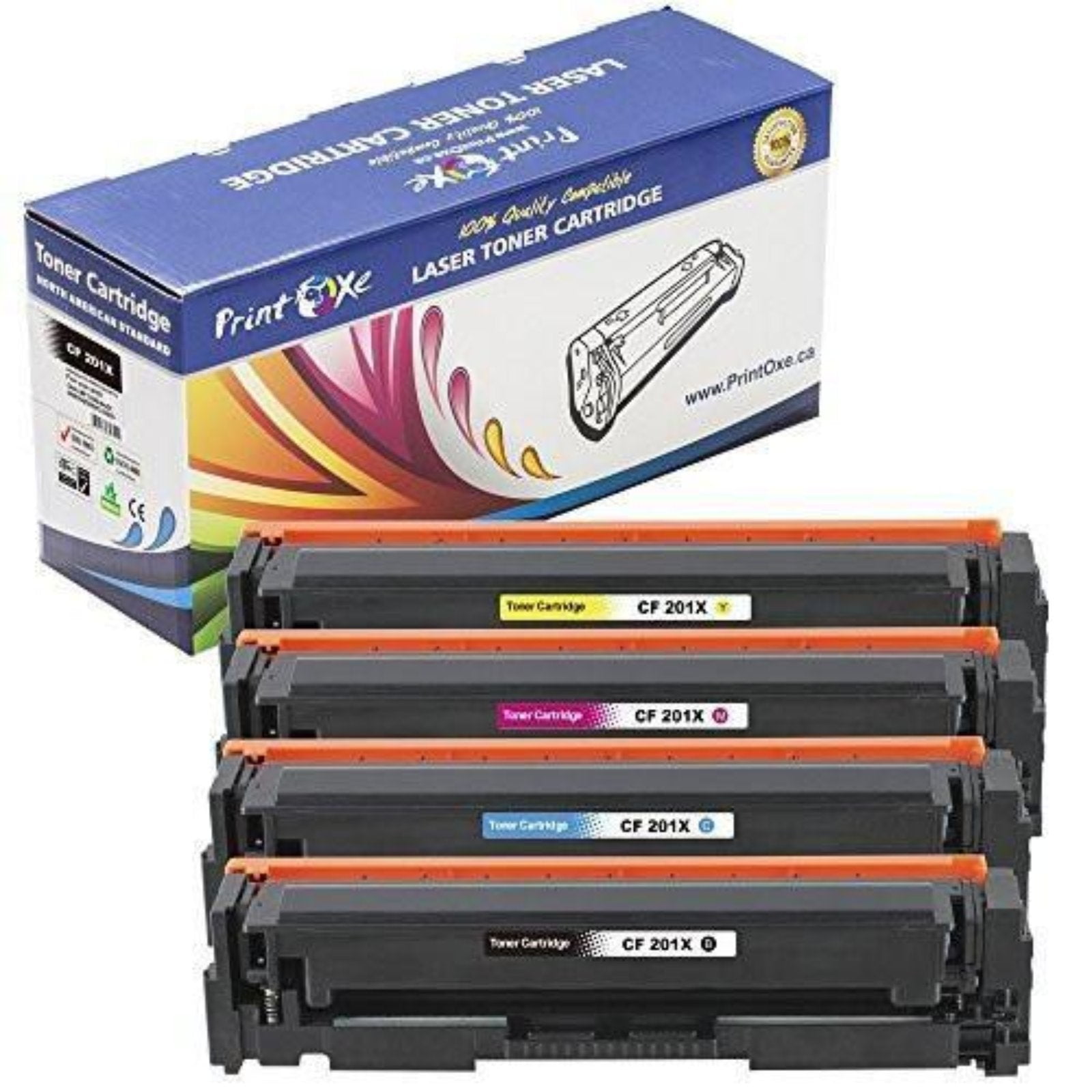 Click here for 201X Compatible Set 201A High Yield; BK CF400X  Cy... prices