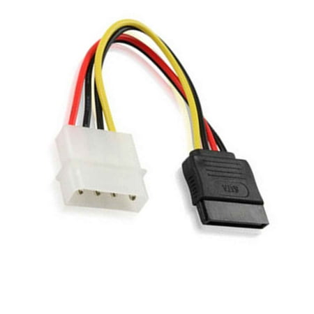 Braveheart SATA IDE Power Adaptor Cable Copper Core D Type 4 Pin Serial ...