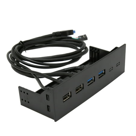 USB Front Panel Hub, High Speed 19pin 4 Ports 5.25in USB 3.0 Front ...