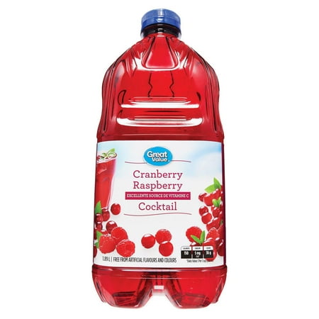 Great Value Raspberry Cranberry Cocktail | Walmart Canada