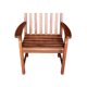 Outdoor Slatback Chair with Arms - Oiled Finish - Walmart.com