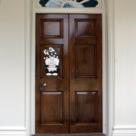 Door Hanger Welcome Dwarf Wreath Sign with Interchangeable Welcome ...