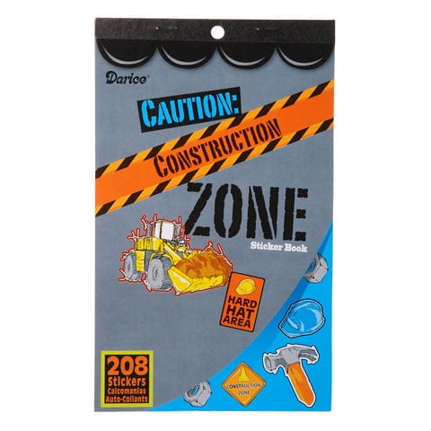 Sticker Book Construction Zone 208Pc - Walmart.com