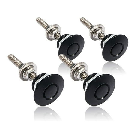1 Set Mini Hood Lock Aluminum Alloy + Iron Car Modified 30mm Anti-theft ...