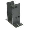 CPAN Heavy Duty U-Shaped Fence Post Holder Bracket for deck railings ...