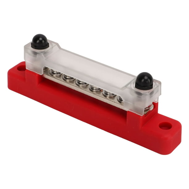 Terminal Bus Bar For Car Boat Marine RV 6 Terminal Bus Bar With Cover ...