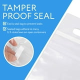 Impresa Resealable Wine To Go Bag- Disposable, 25 oz fit, Clear Plastic ...