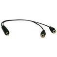 Tripp Lite P313-001 3.5mm Stereo Cable Y-adapter, 1ft - Walmart.com