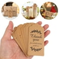 100pcs Kraft Paper Gift Tags Gift Wrapping Labels Wedding Birthday ...