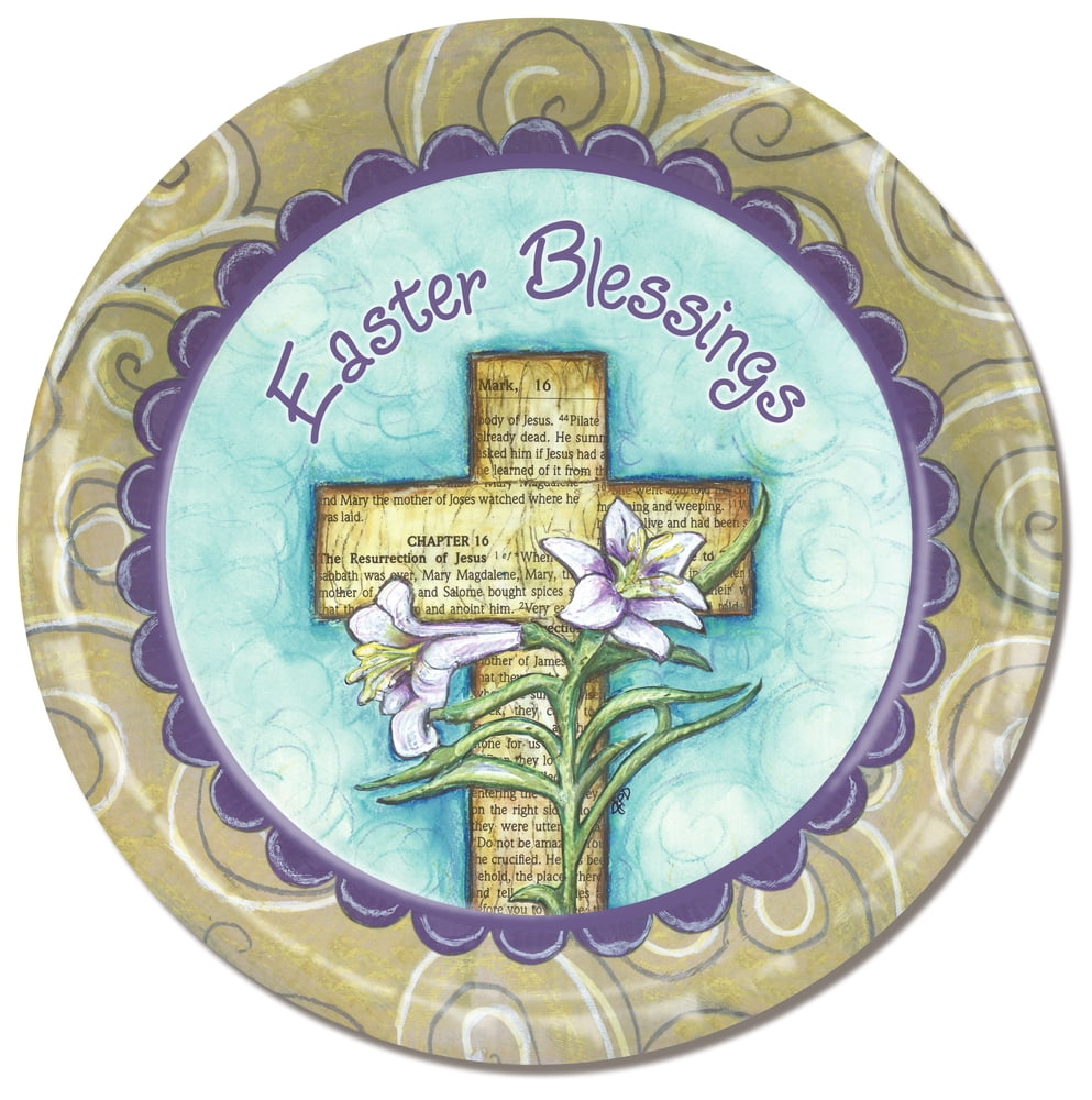 Paper Plates Easter Bless - Walmart.com