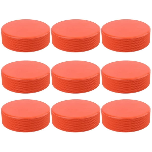 HTAIGUO 9 Pack Ice Hockey Pucks, Training Hockey Pucks, Official ...