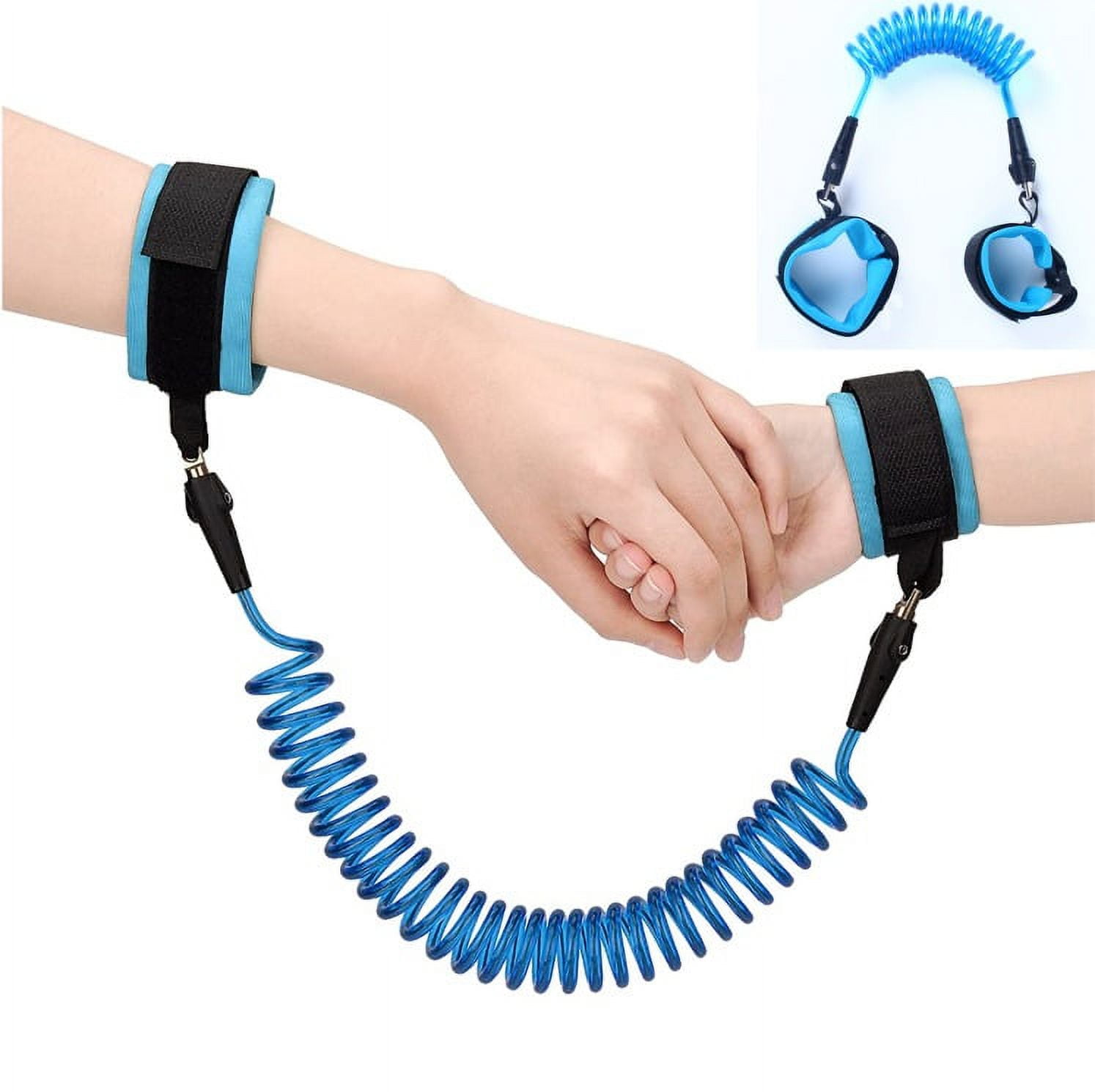 2 pulseras antipérdida para niños de 2,5 m, correa para niños con ...