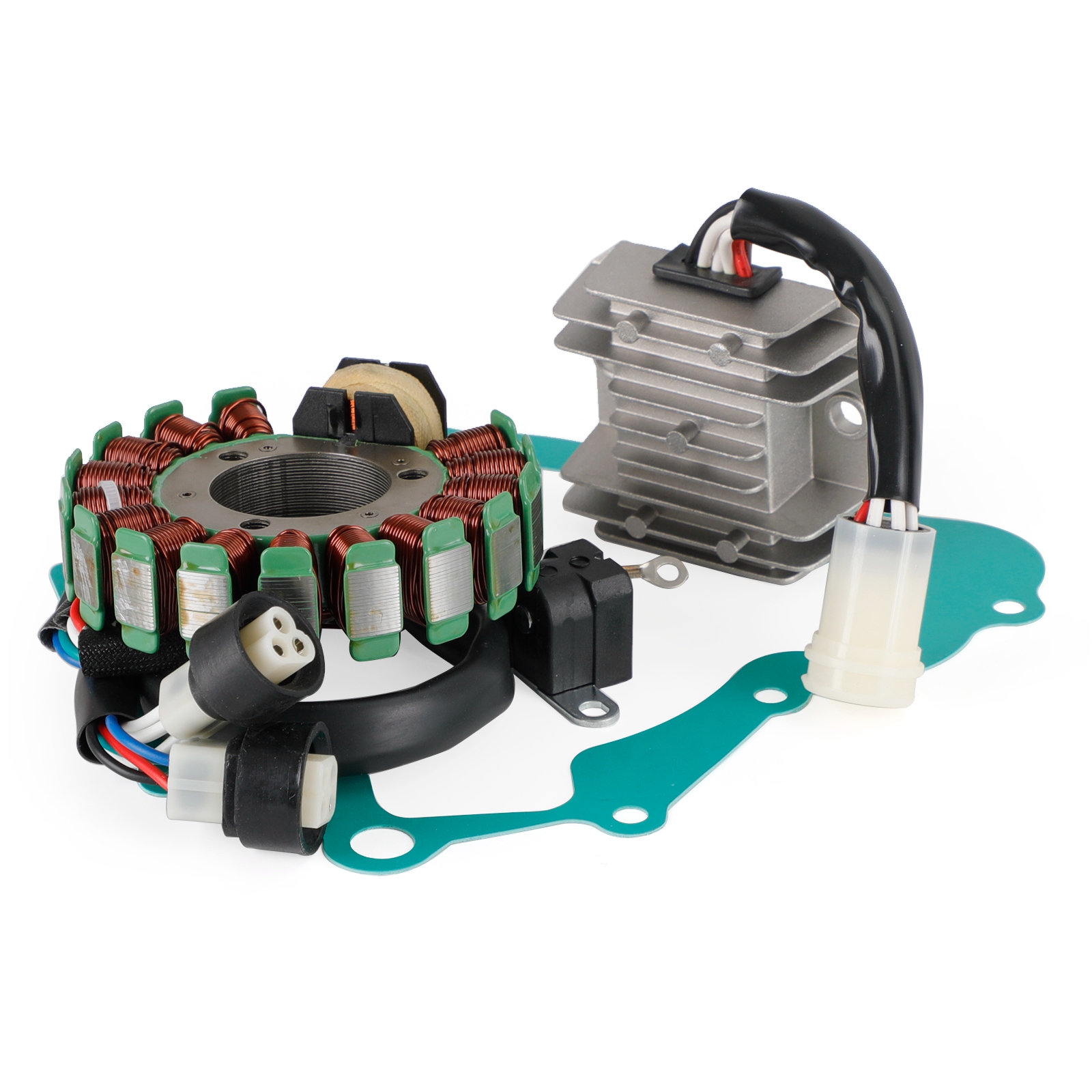 Motor Genic Magneto Stator+Voltage Rectifier+Gasket For Yamaha Moto 4 ...