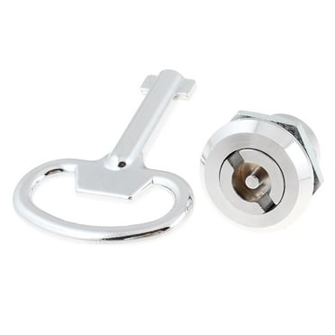 Drawer Cupboard Metal Cylinder Head Square Base Cabinet Lock and Key ...
