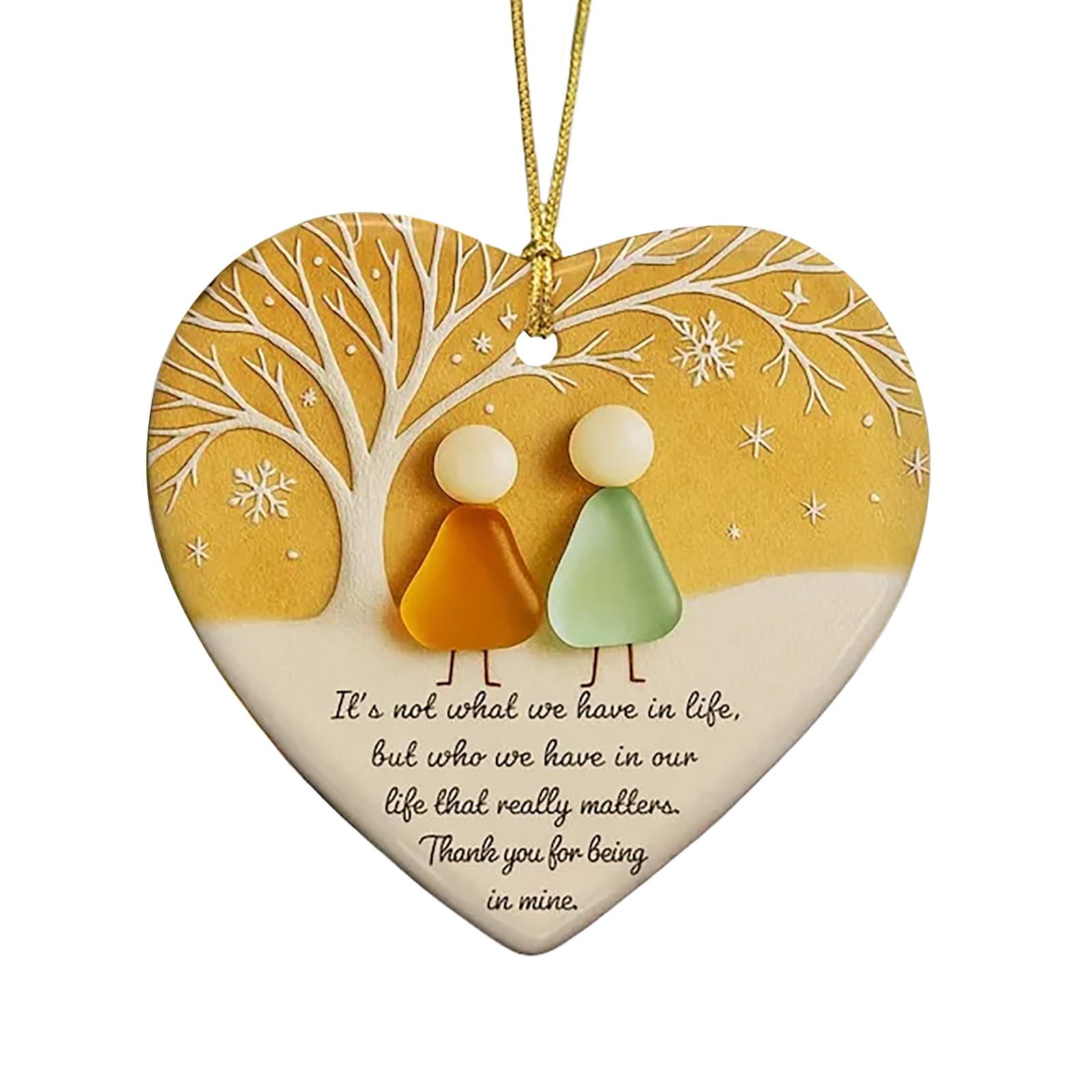 Click here for Unbranded Heart Holiday Christmas Friend Pendant F... prices