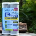 CLEAR2O RV Advanced Solid Carbon Universal Filter, 5 MICRON, 2 Pack ...