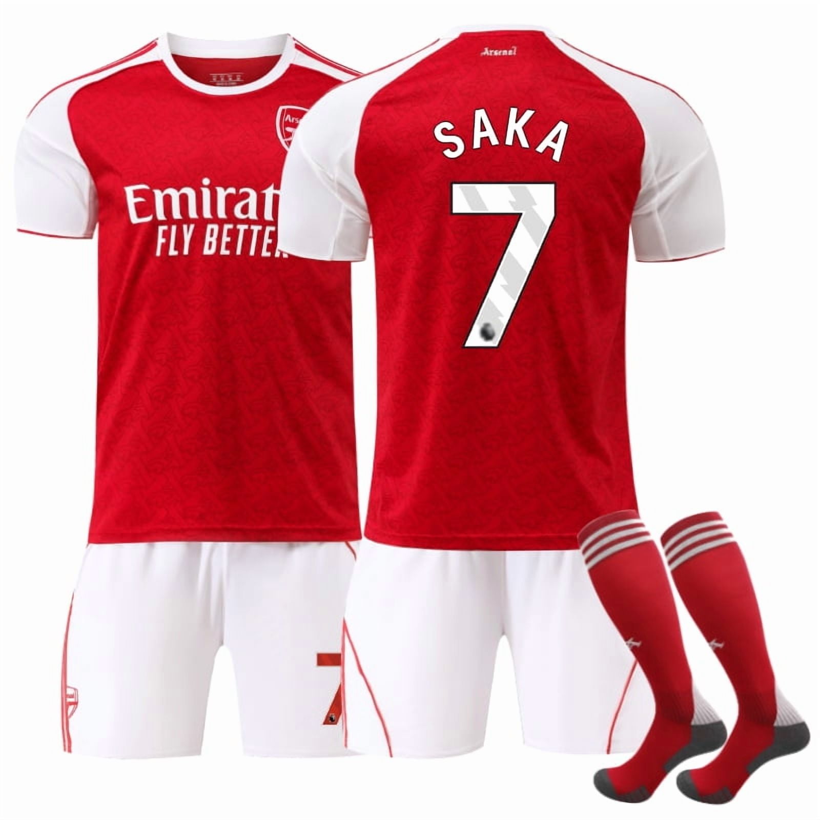 Click here for 9dzqf 25-26 Season Arsenal Home #7 Saka White Clas... prices