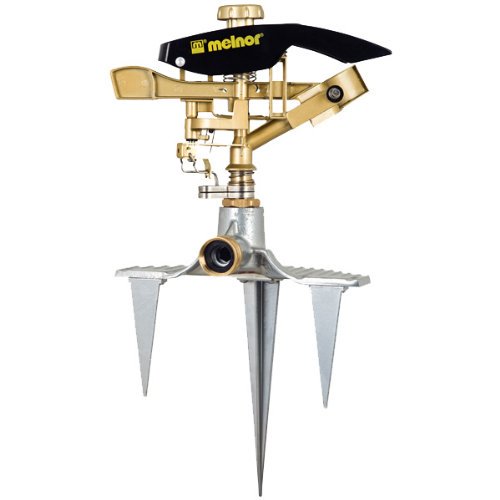Melnor Impact Sprinker; Pulsating Action; Metal Head with 3-Pronged ...