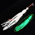 5Pcs Multicolored Glowing Squid Skirt Saltwater Baits Lures Octopuses ...