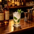 6Pcs Mint Textured Liqueur Glass Set, Transparent Elegant Household ...