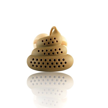 ENJOYW Poo Turd Shape Silicone Tea Strainer Filter Infuser Prank Trick ...
