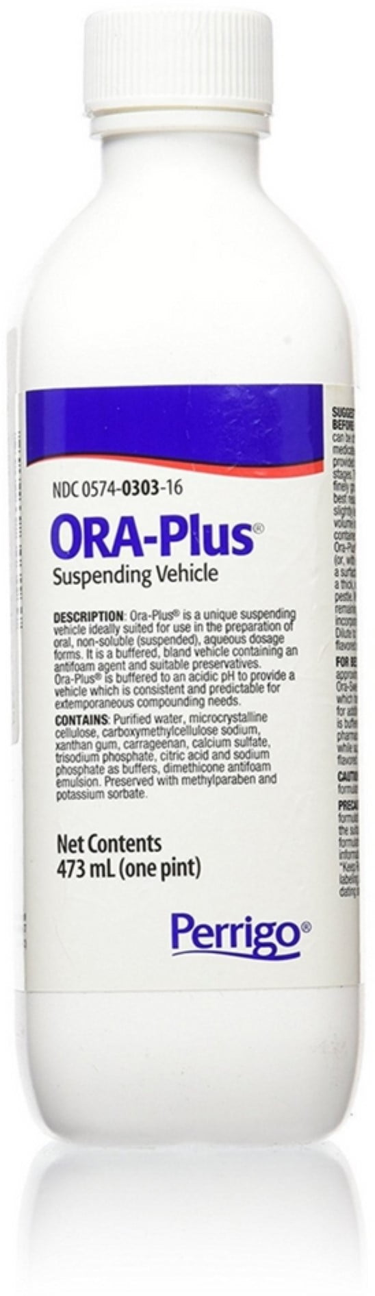 2 Pack - Ora-Plus Oral Suspending Vehicle 16 oz - Walmart.com