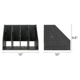 Deli Collapsible Magazine File Holder Magazine Rack Desk Organizer, 4 ...