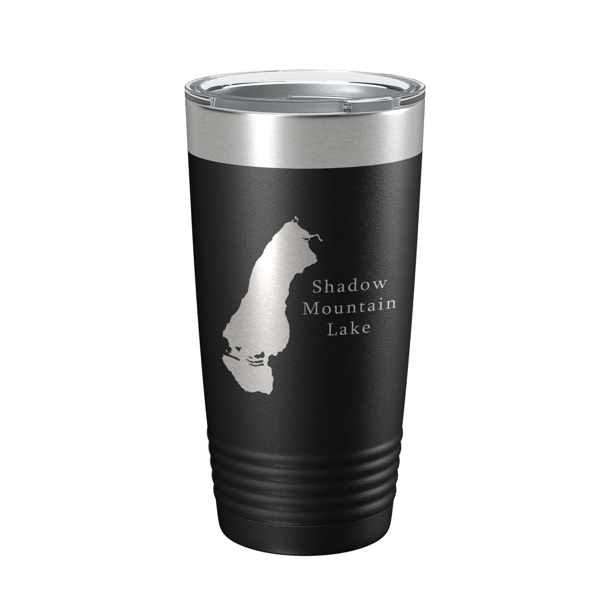 Shadow Mountain Lake Map Tumbler Travel Mug Insulated Laser Engraved ...