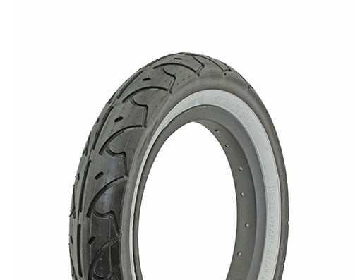 Lowrider Duro Bike Tire 12 1/2" x 2 1/4" Black with White Side Wall HF ...