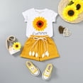Younger Tree Toddler Baby Girl Summer Clothes Set Short Sleeve T-Shirt ...