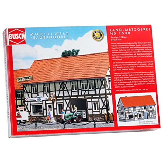 busch 1530 rural butcher shop adler ho structure scale model structure ...