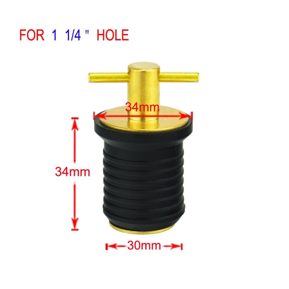 Outdoor Sports Drainage Universal Socket Bung Hole Twist-in Hull Drain ...