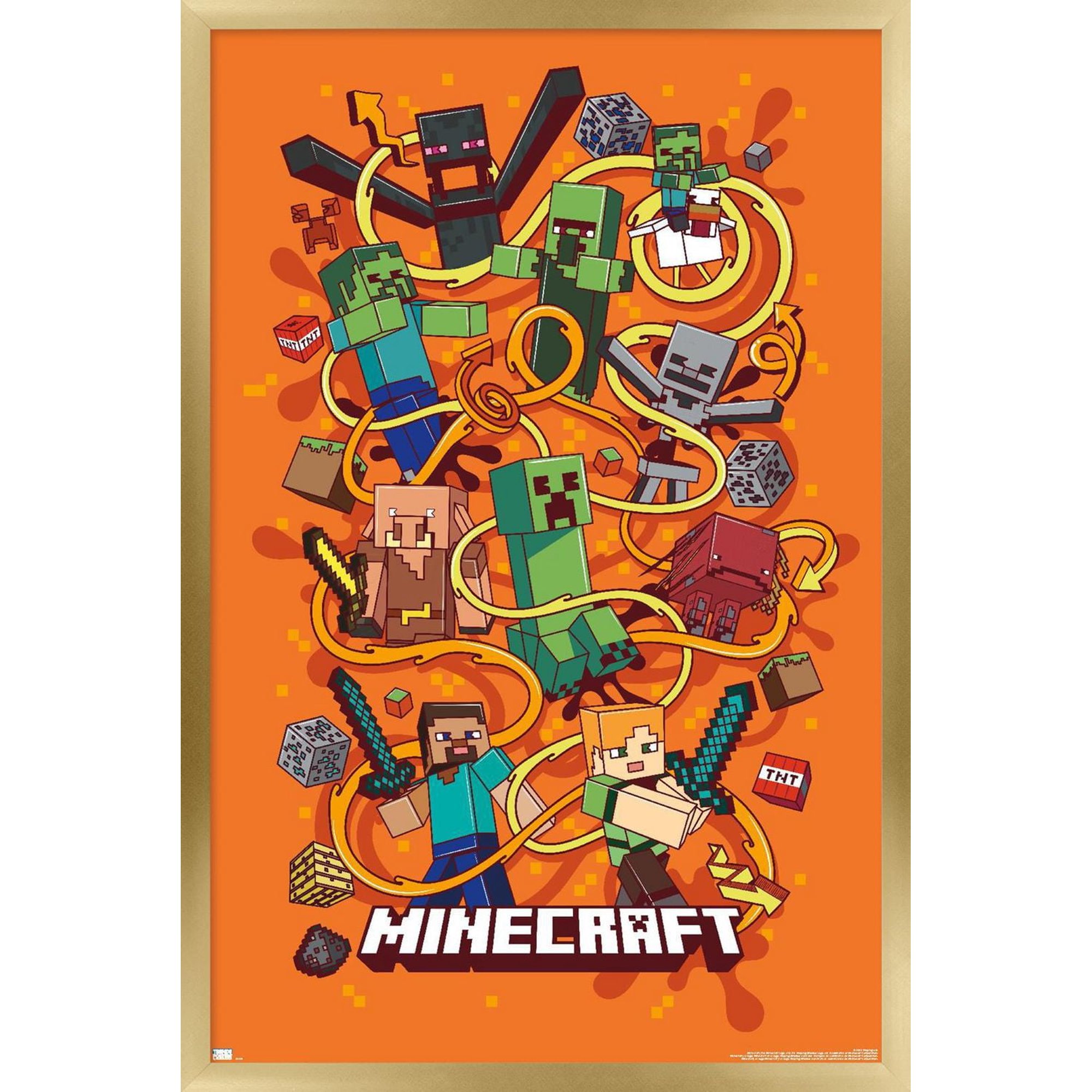 Click here for Trends International Minecraft - Funtage Wall Post... prices