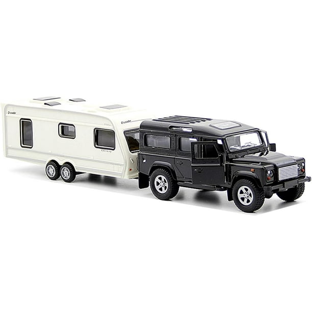 Toy Camper SUV Trailer Towing RV Motorhome Toys for Boys Diecast Truck ...