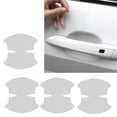 4PCS Automotive Door Handle Protection Film Clear Paint Guard Cover ...