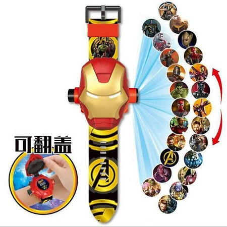 Disney Cartoon Children Watch 3d Projection Cartoon Superheroes Spider ...