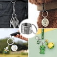 NZM Surgical and Marine Grade Stainless Steel Flat Key Ring Keychain ...