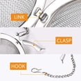 2pcs Tea Infuser Balls Stainless Steel 2.1 Inch, Mesh Strainerfor Loose ...