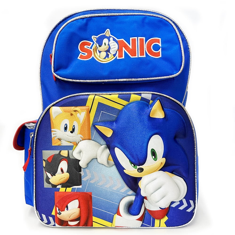 Sonic New 3D Molded 16" Large Backpack - Walmart.com