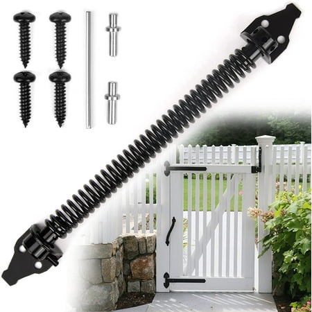 Self Closing Gate Spring Hardware Adjustable Metal Spring Closure for ...