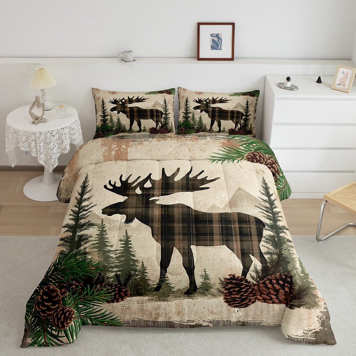 Click here for Erosebridal Rustic Elk Comforter Sets Full Size  R... prices