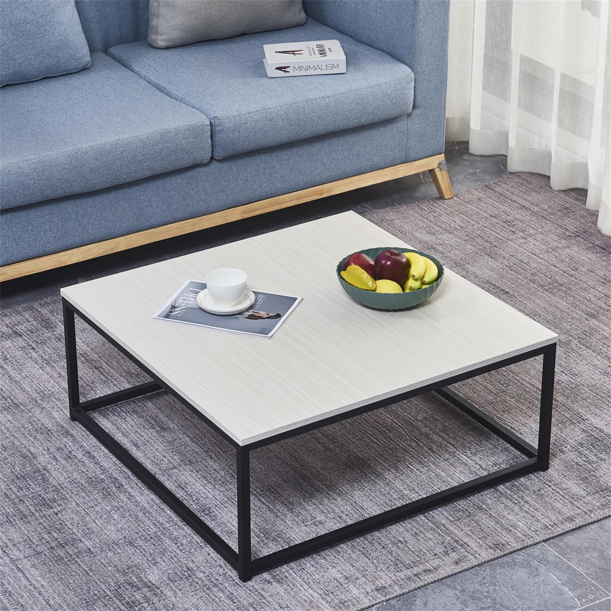 Canddidliike Modern Minimalist Coffee Table, Simple Industrial ...